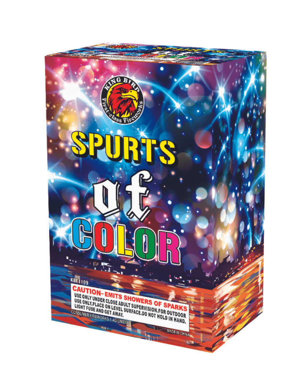 SPURTS OF COLOR Twin Fire Works