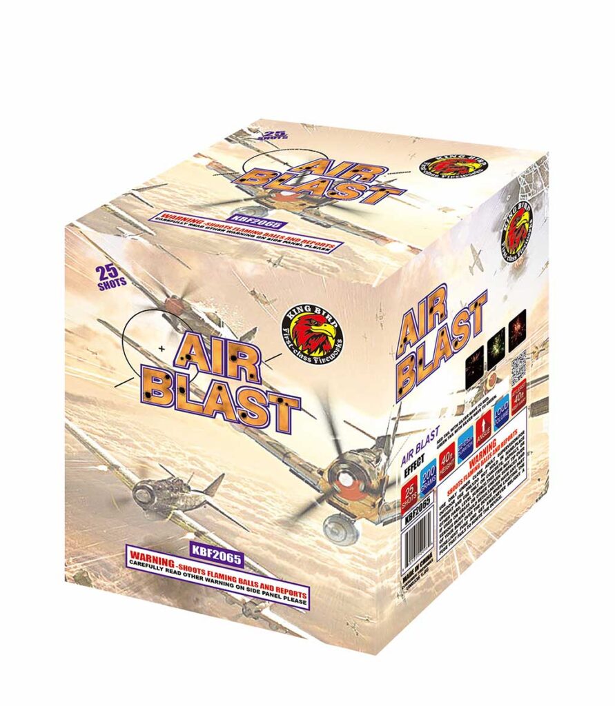 AIR BLAST 25 Shots - Twin Fire Works
