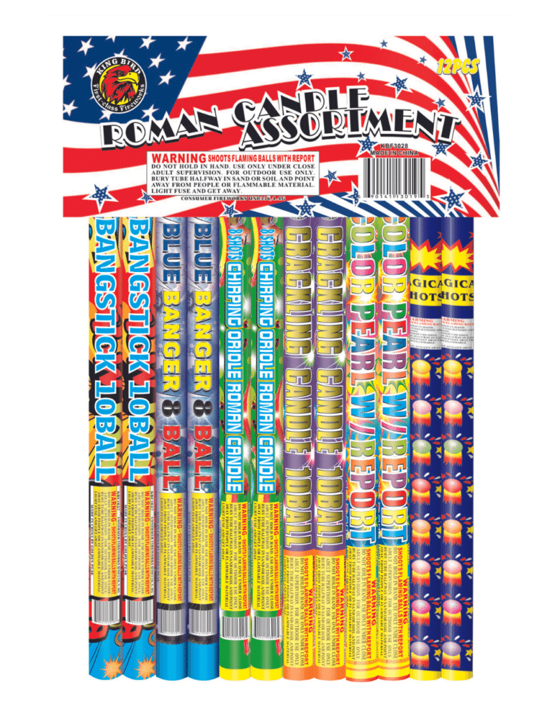 ROMAN CANDLE ASSORTED – Twin Fire Works