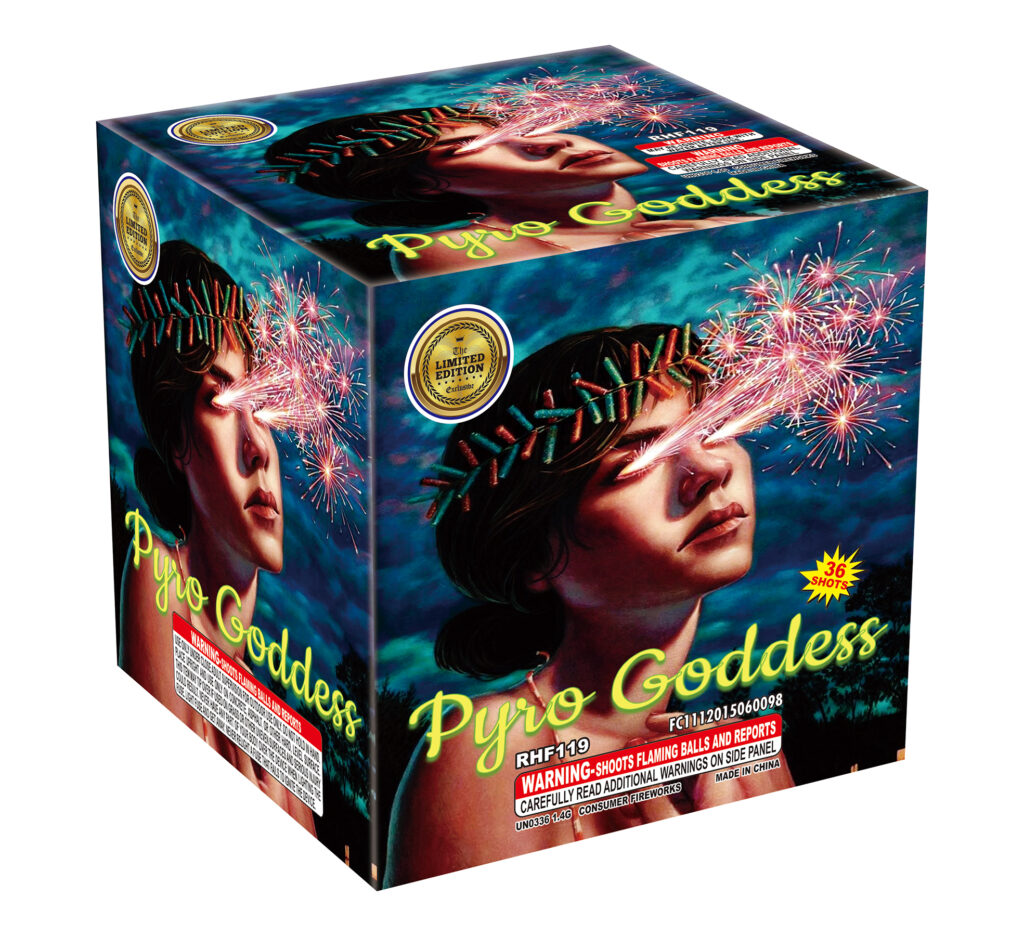 PYRO GODDESS 36SHOTS - Twin Fire Works